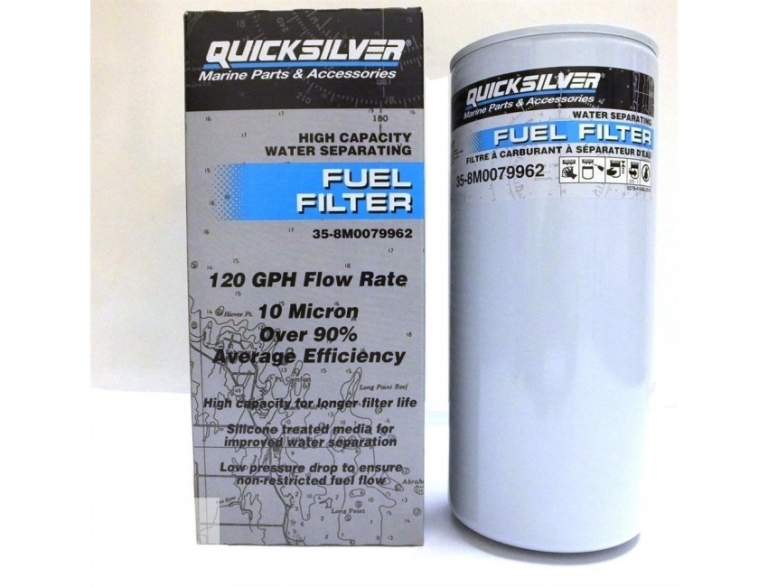 Quicksilver High Capacity Water Separating Fuel Filter - KFZ Maier